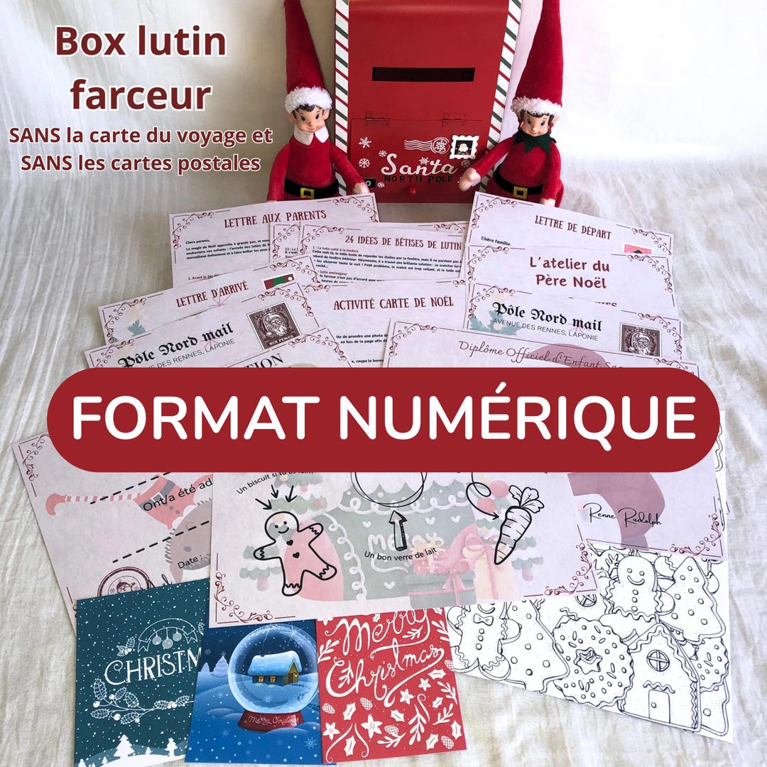 Digital Box Prank Elf - Santa's Magic Key - Santa's Letter - Elf Letter ...