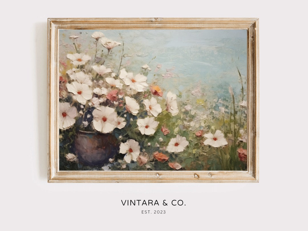 Floral Impressionist Painting PRINTABLE Art | Digital Download ...