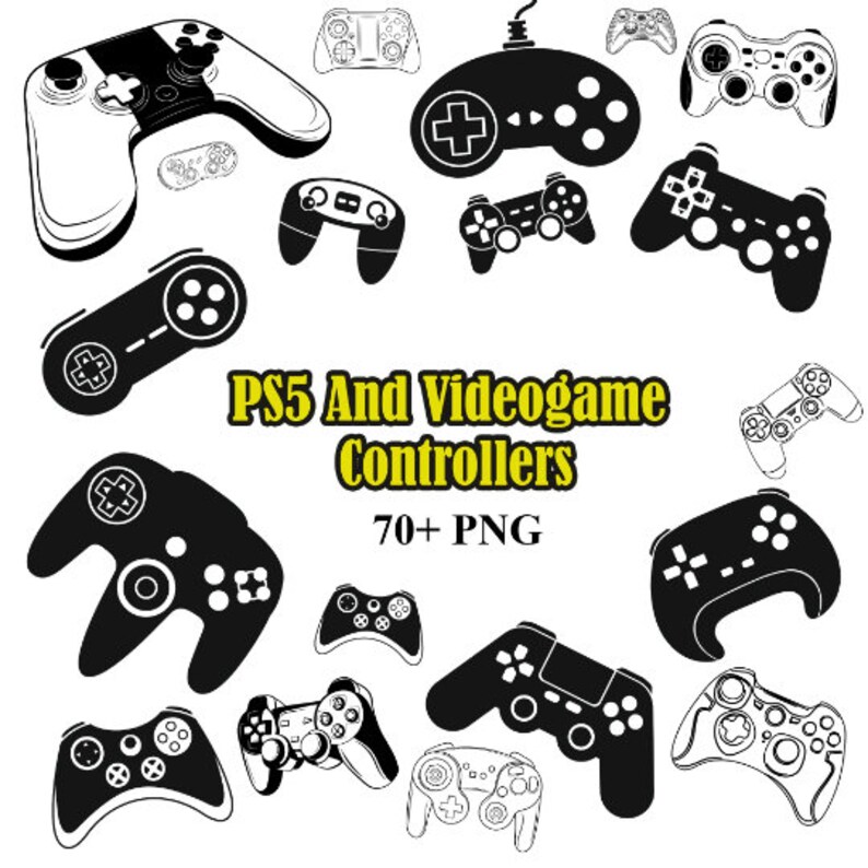 PS5 and Videogame DIGITAL STICKERS High Quality Watercolor Digital ...