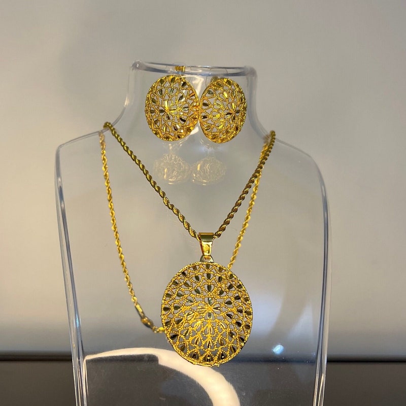 Dubai Gold Jewelry Set - Etsy