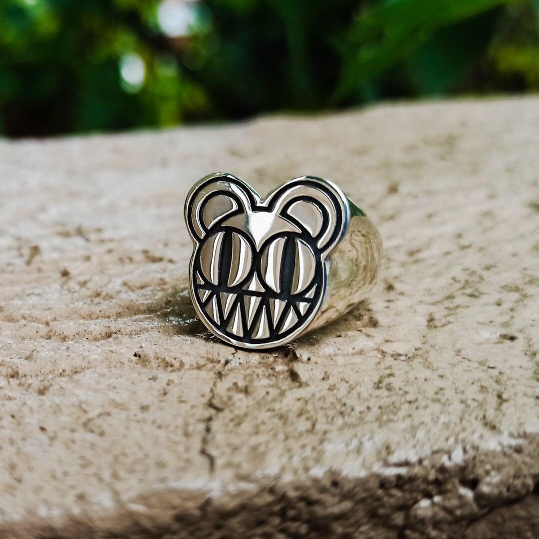 Radiohead 925 Sterling Silver Ring handmade exclusive Designs Music ...