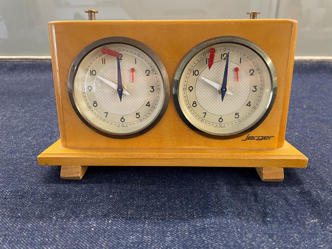 Vintage Jerger Chess Clock From 1960's - Etsy
