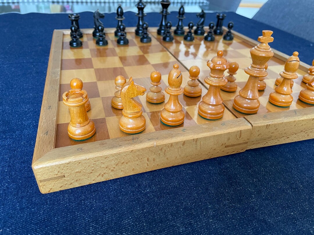 Vintage East German Medium Chess Set KH 77 Mm - Etsy
