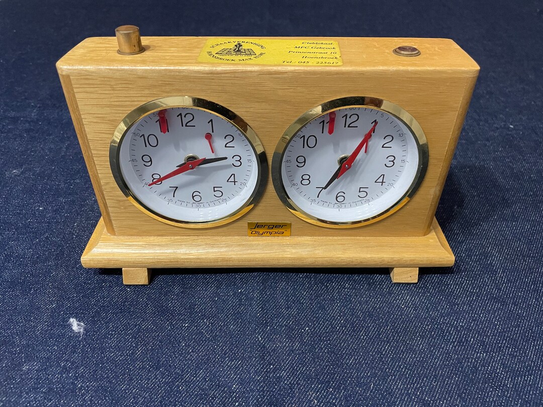 Vintage Jerger Olympia Chess Clock From 70's - Etsy