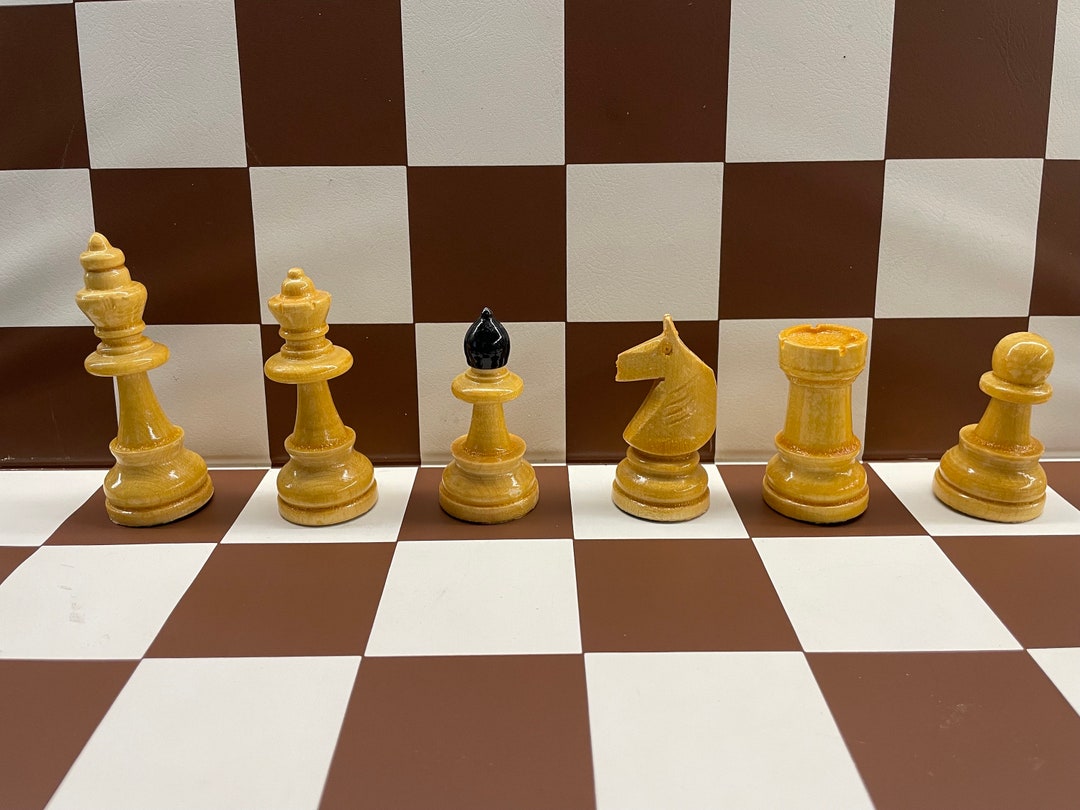 Austrian Chess Set From 1970s With Chess Book - Etsy