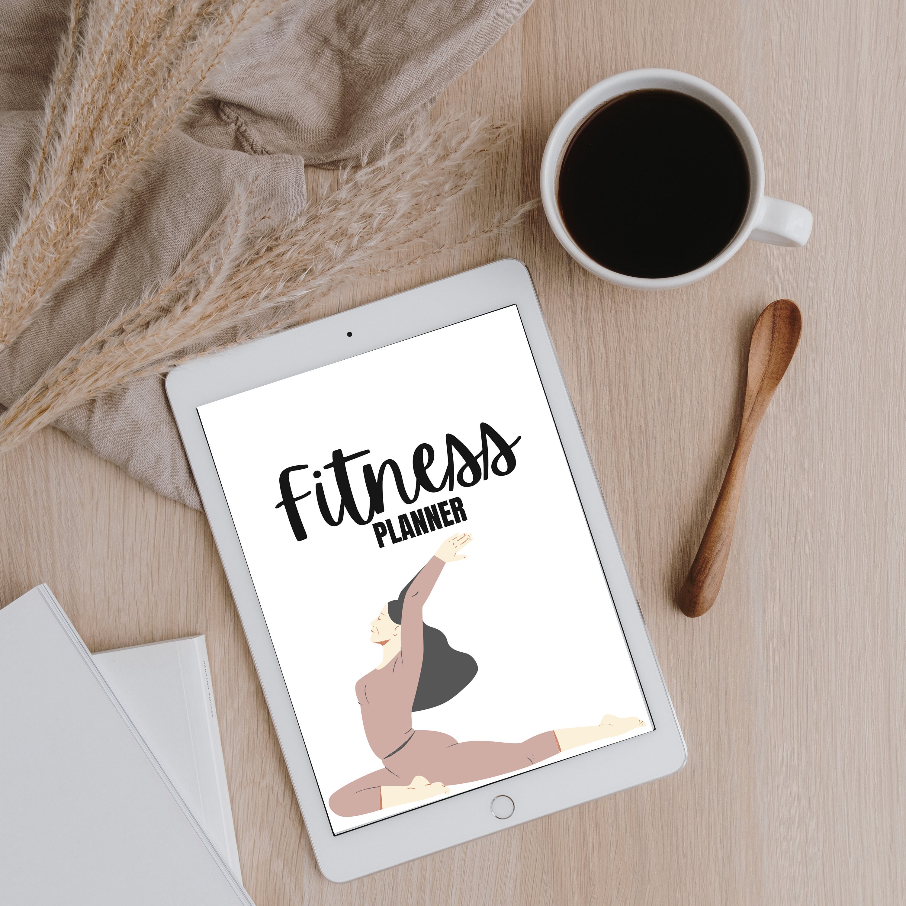 PLR Fitness Planner Template I Workout & Fitness Planner Journal I Plr ...
