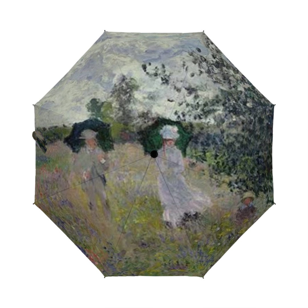 Umbrella With Claude Monet's Taking a Walk Near Argenteuil, Umbrella ...