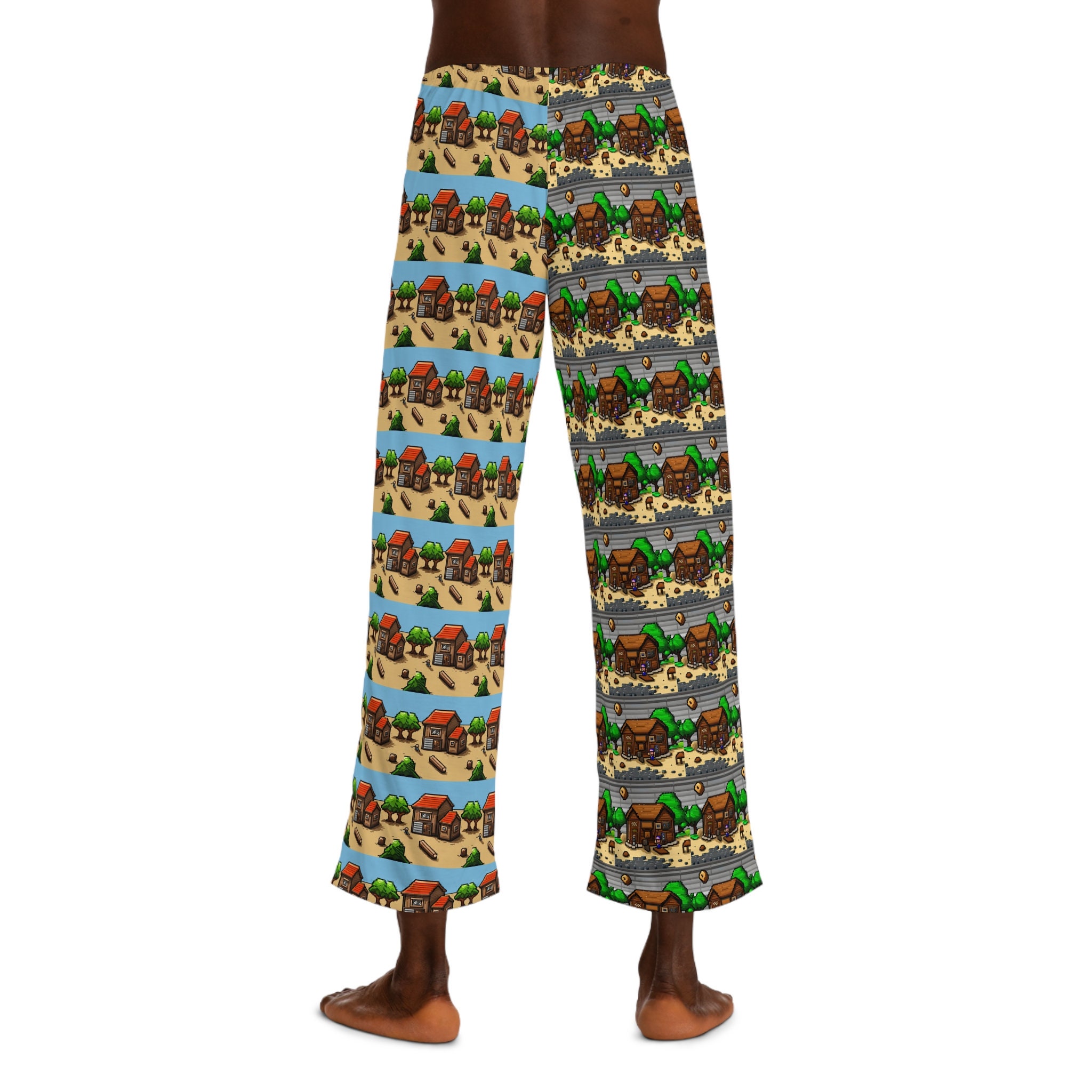 Pixel Art Men's Pajama Pants AOP - Etsy
