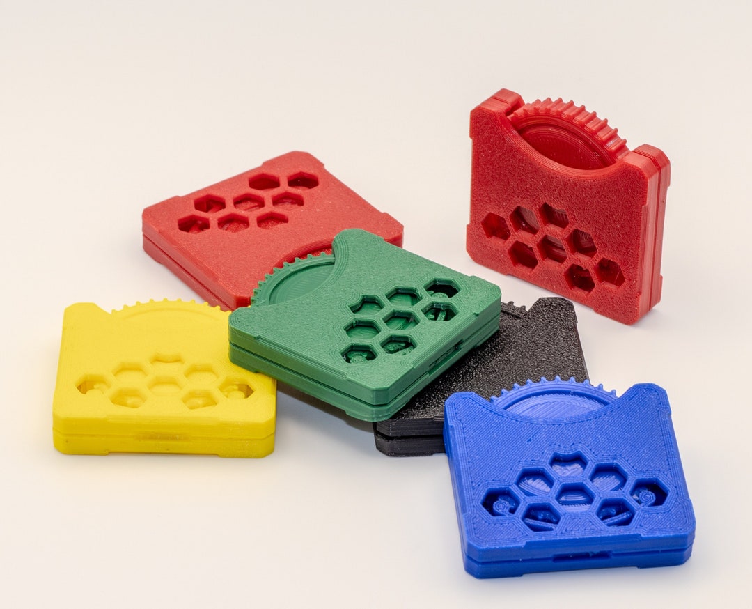 Portable Ratcheting Clicky Wheel Fidget Spinner EDC - 3D Printed Stress ...