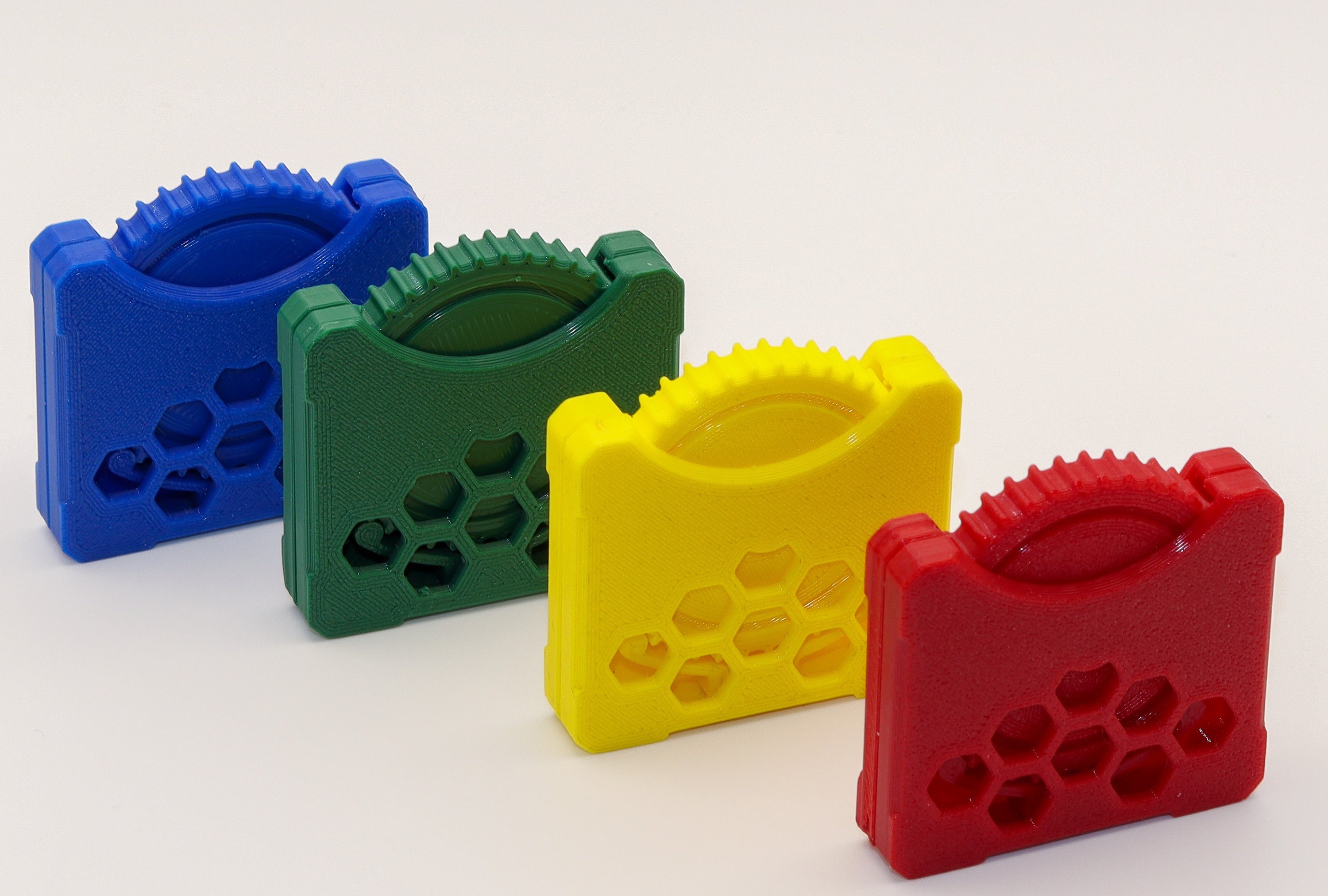 Portable Ratcheting Clicky Wheel Fidget Spinner EDC - 3D Printed Stress ...