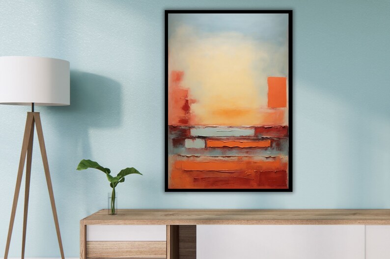 Mark Rothko Style Vertical Canvas Art, Premium Quality, Wall Art, Ready ...