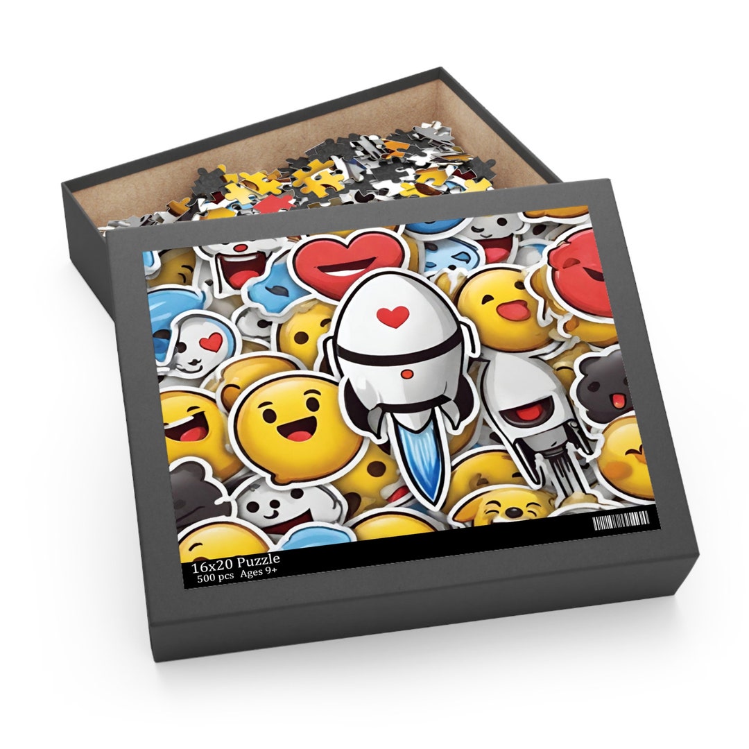 Emojis Puzzle 120, 252, 500-piece - Etsy