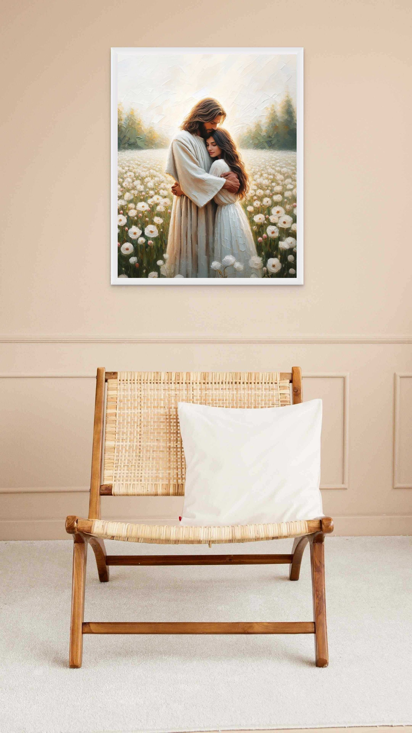 Loving God, Christian Painting, Jesus Hugging Woman, Jesus Painting ...