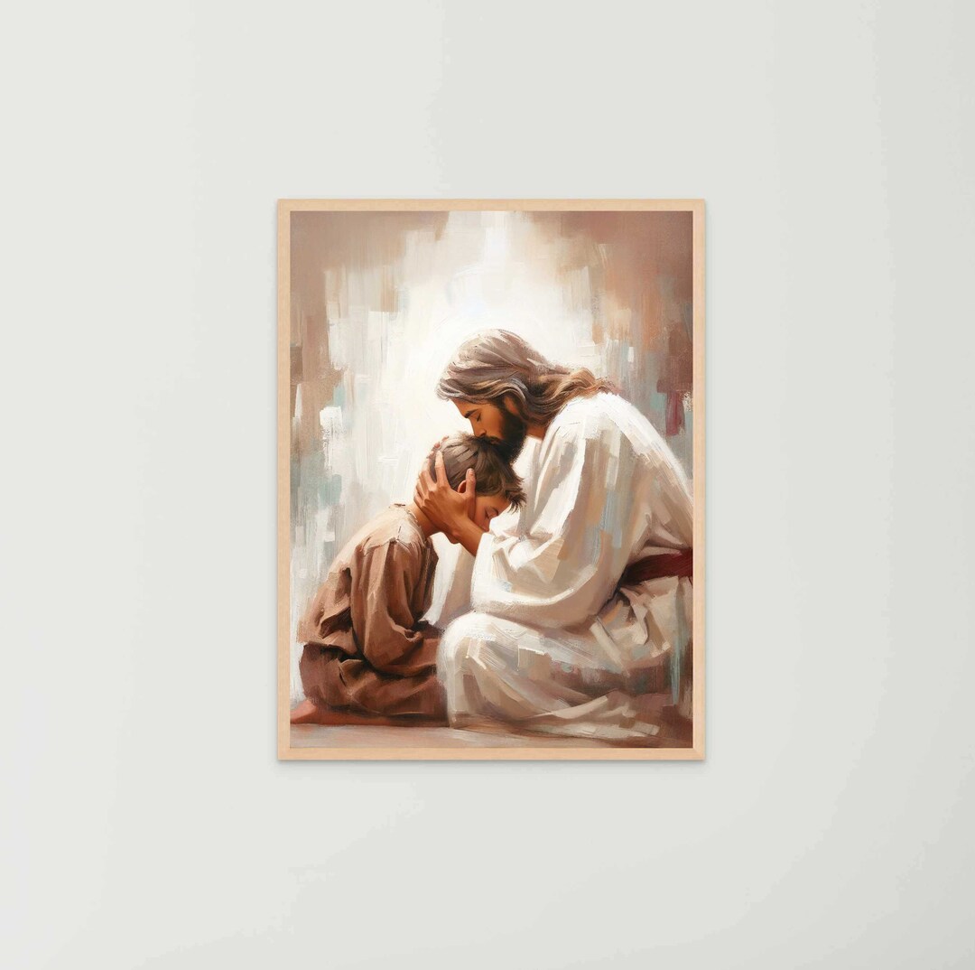 Your Saviour, Christian Art, Jesus and Boy, Jesus Chrit Painting, LDS ...