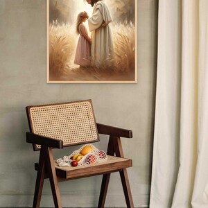 Blessed by the Saviour, Modern Christian Art, Jesus With Girl, Jesus ...