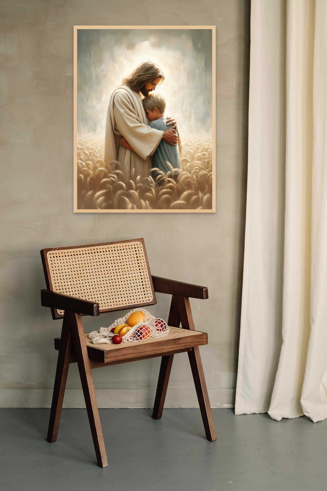 Jesus Hugging Boy, Christian Painting, Jesus With Children Art, Jesus ...
