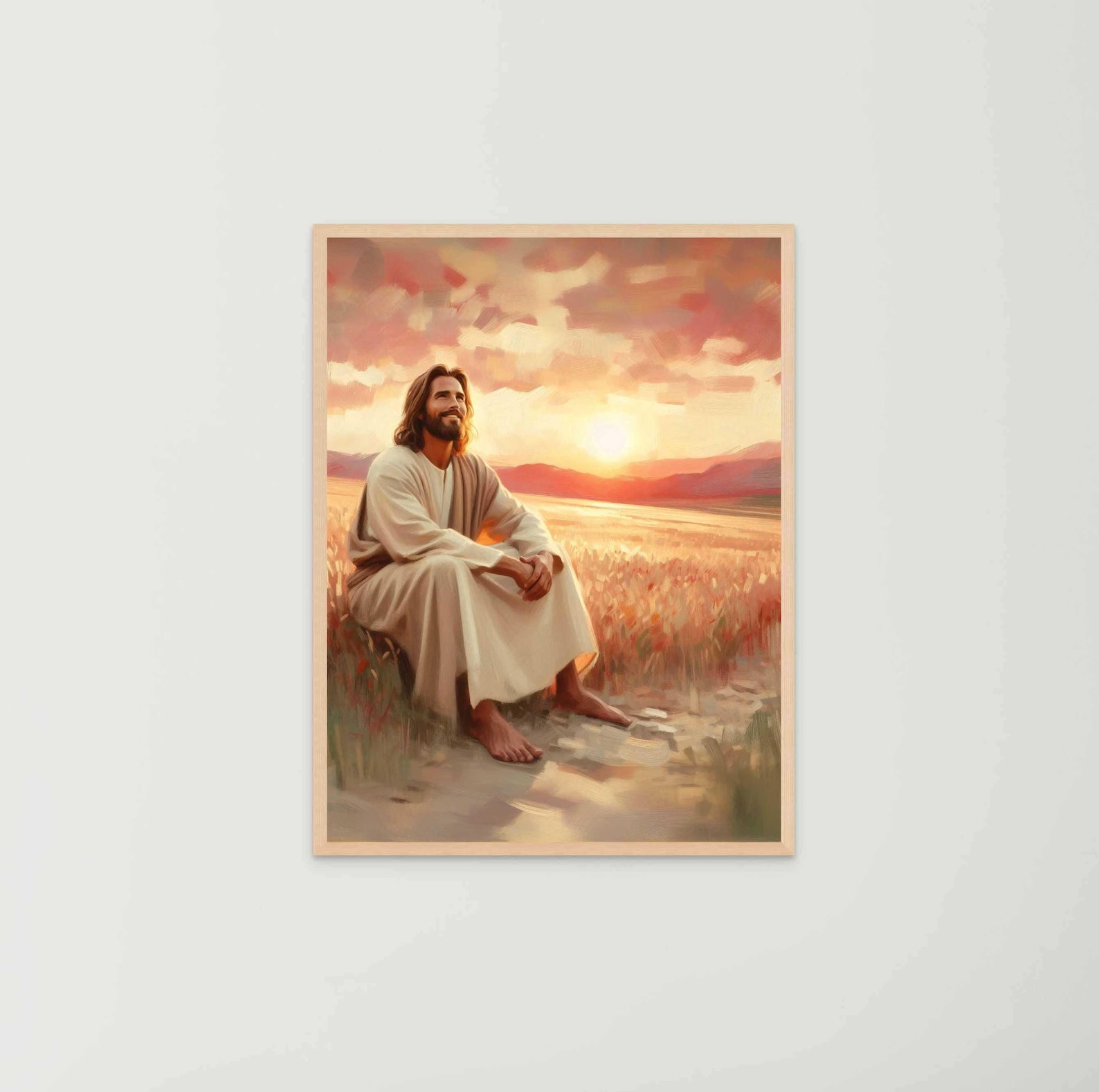 His Smile, Digital Christian Art, Jesus Prints, LDS Painting, Bible Art ...