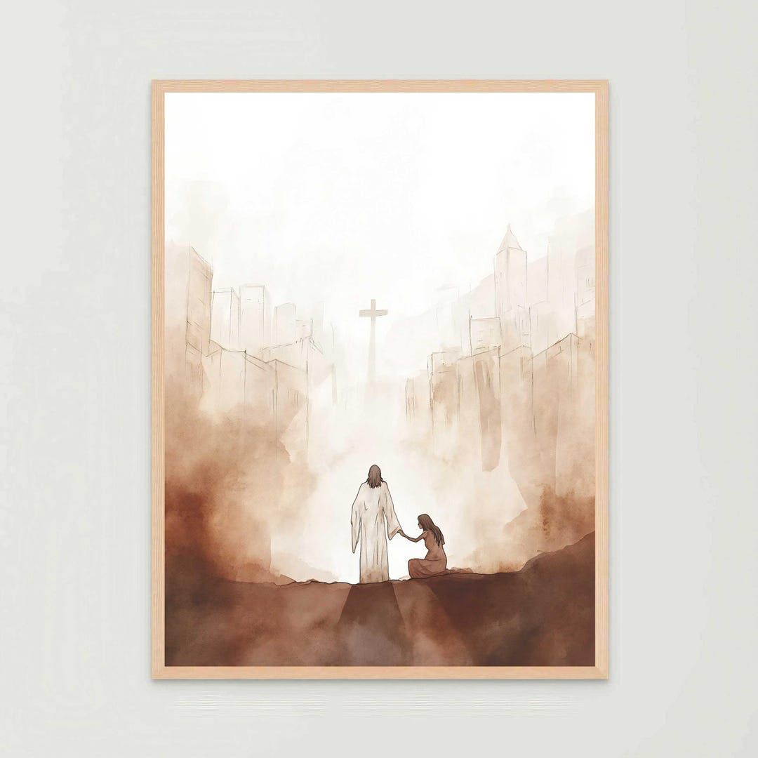 Woman Healed, Christian Art, Jesus Heals A Woman, Picture of Jesus, LDS ...