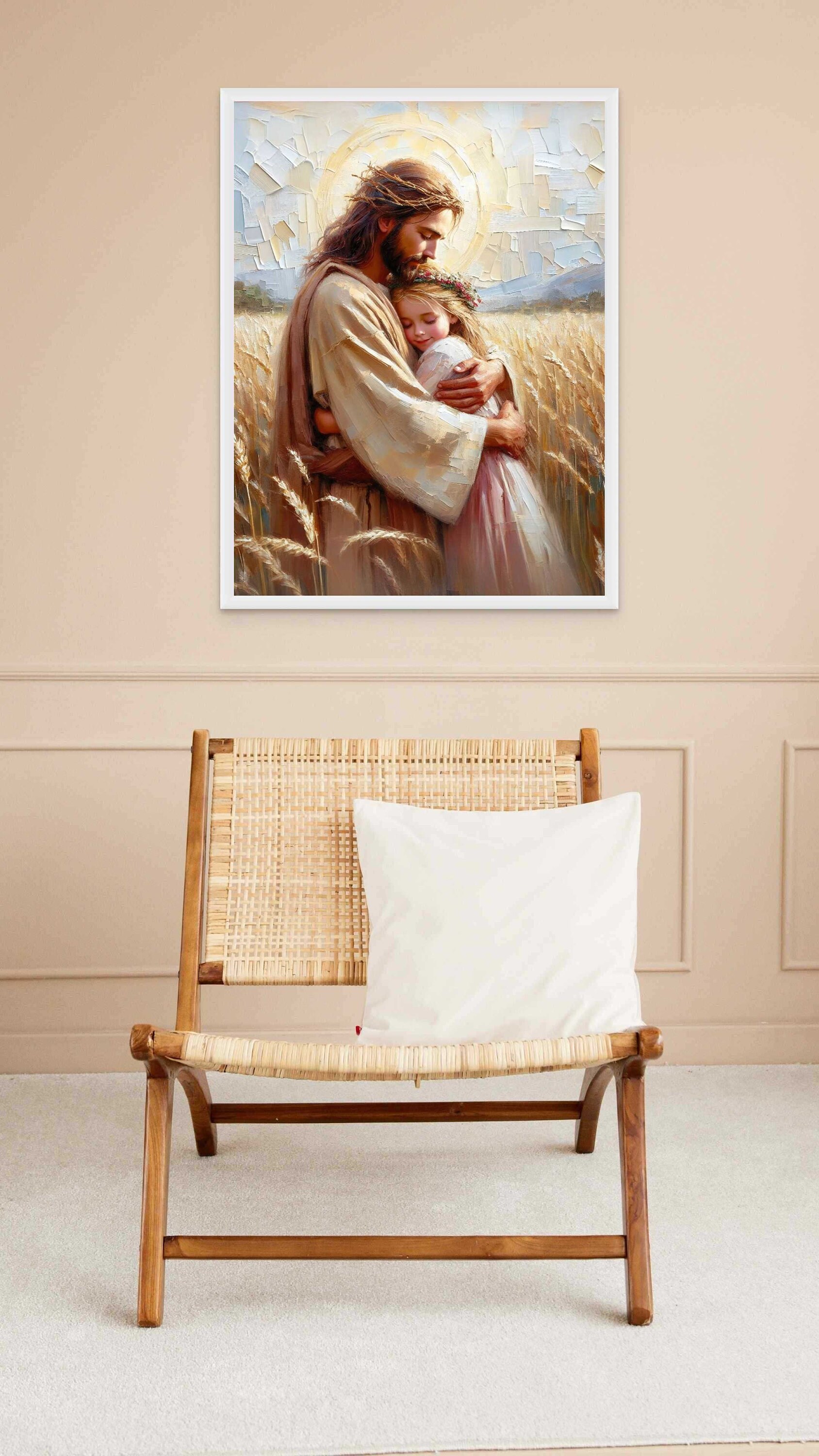 Happy Together, Christian Painting, Jesus and Girl Art, Jesus Picture ...