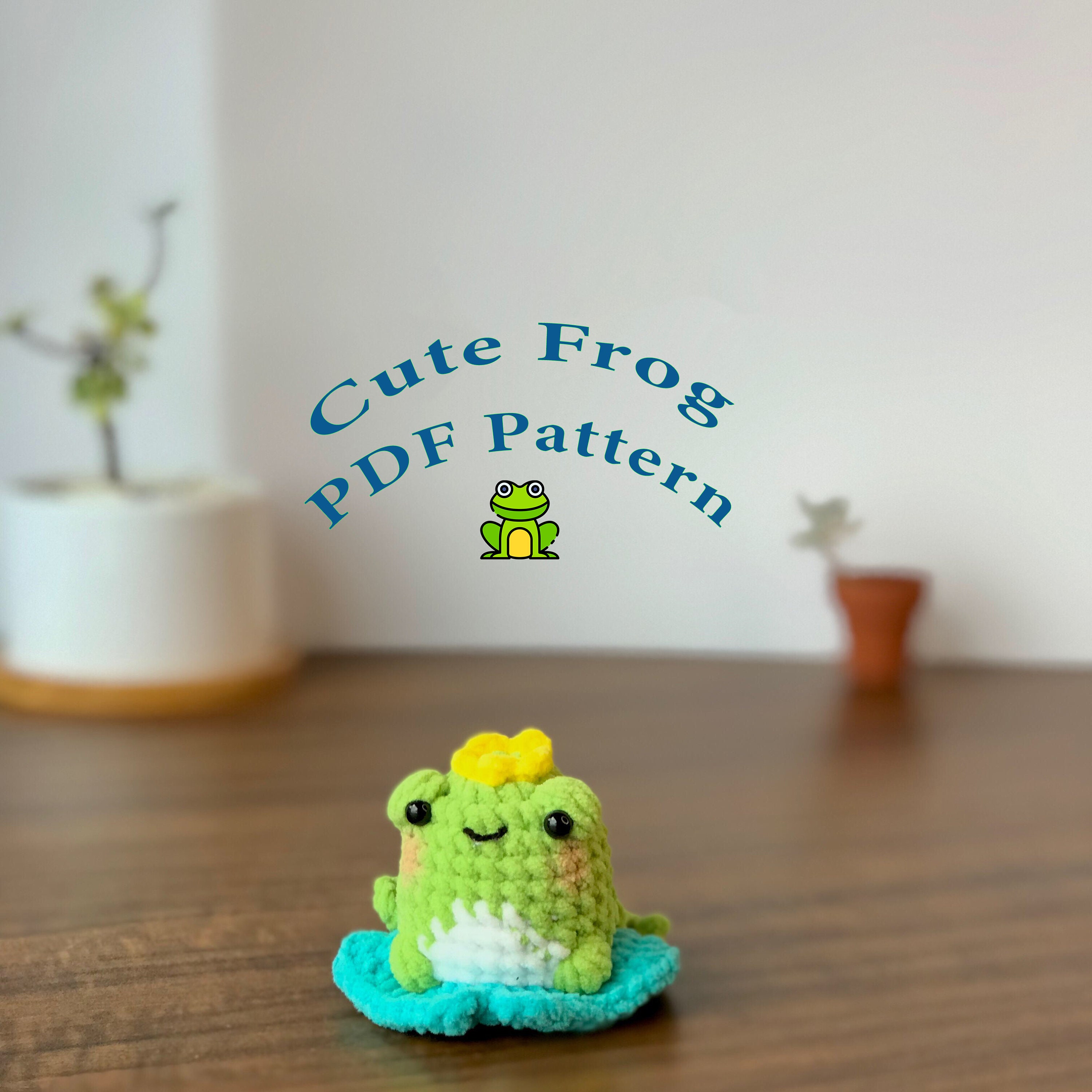 Crochet Frog Pattern, Crochet Pattern, Cute Frog Pattern, Crochet ...