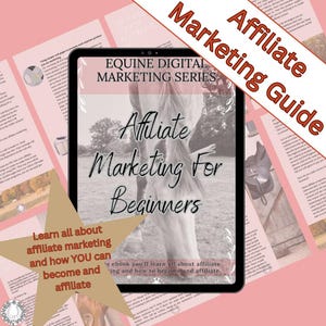 Equine Digital Marketing Series: Affiliate Marketing - Etsy