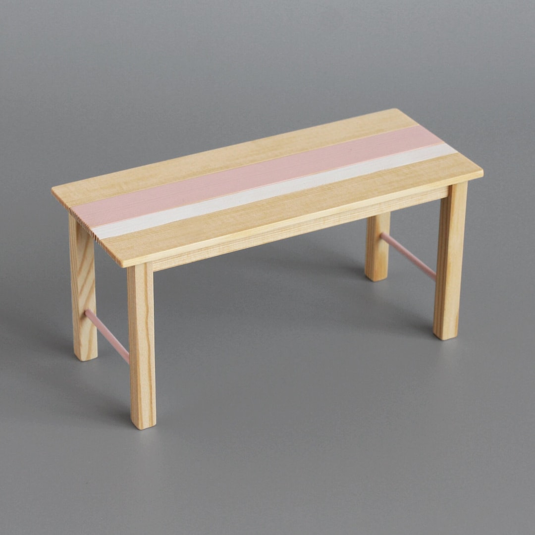 Wooden Bench in 1/6 Scale for Fashion Dolls and Action Figures | by ...