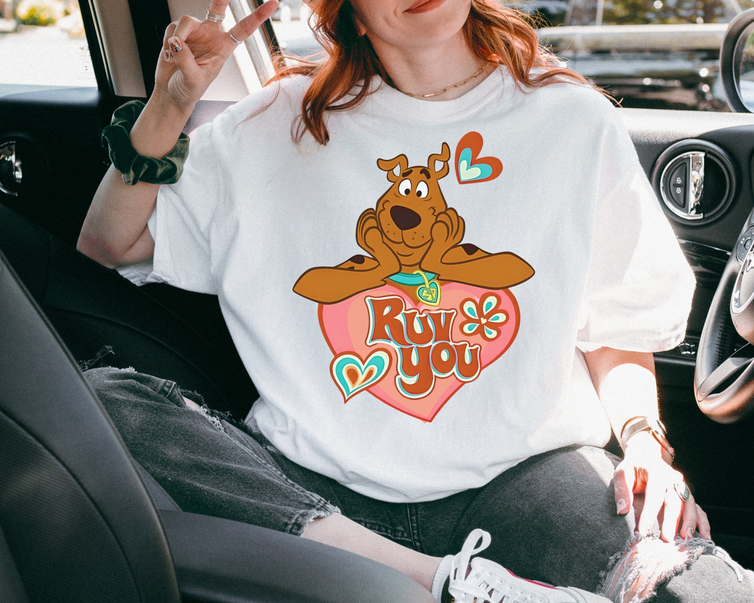 Vintage Scooby Ruv You Cute Tshirt, 2000s Favorite Cartoon Shirt ...