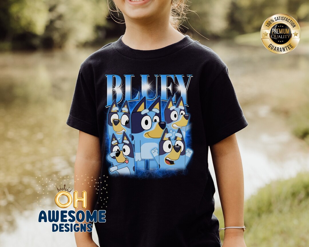 Bluey Bootleg Birthday Shirt Bluey Bootleg Shirts Bluey Toddler Shirt ...