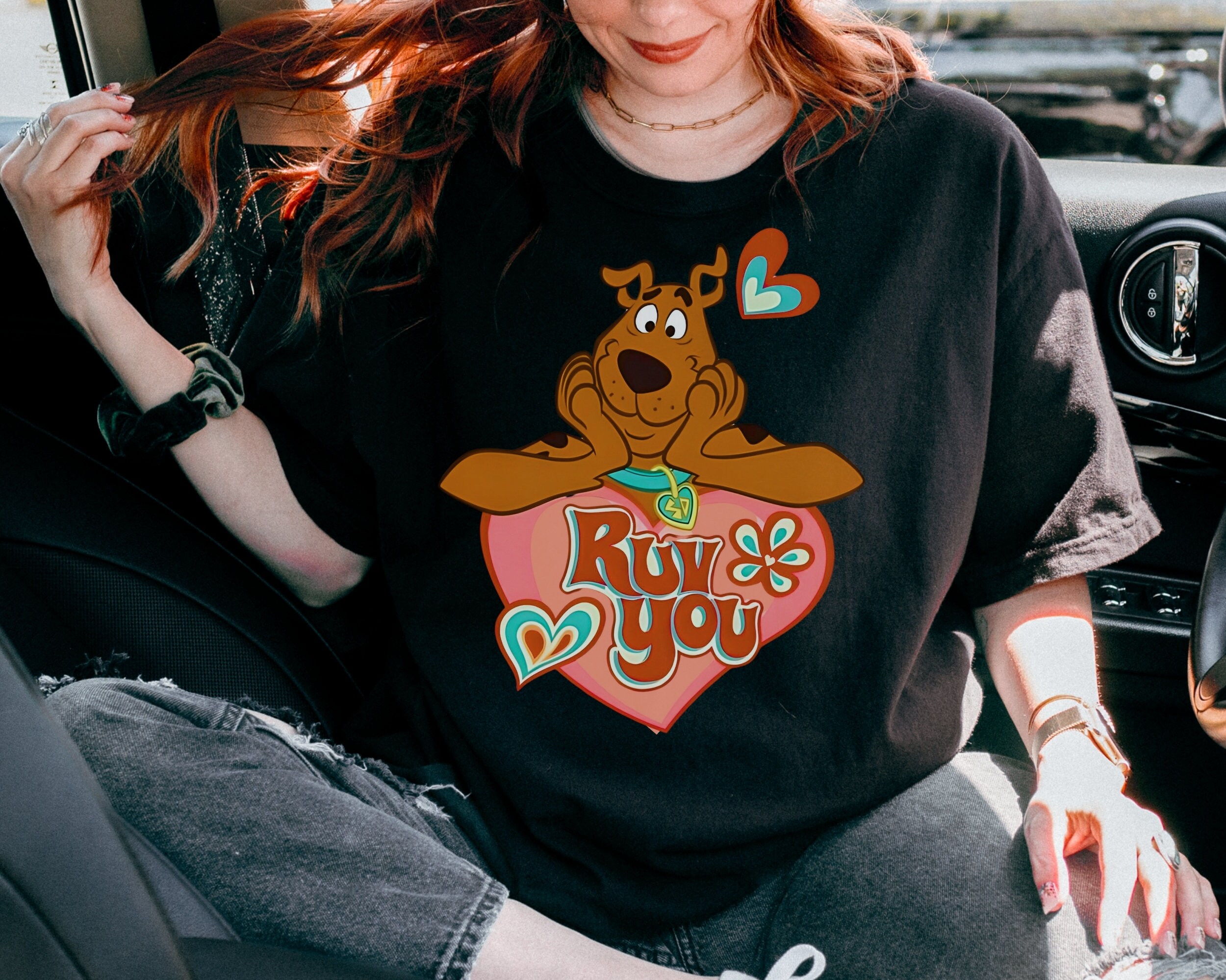 Vintage Scooby Ruv You Cute Tshirt, 2000s Favorite Cartoon Shirt ...