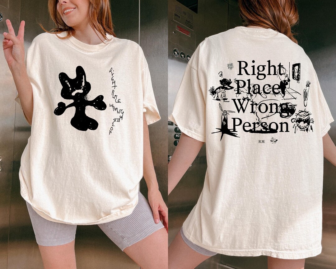 RM Right Place Wrong Timing Shirt RPWP Shirt, Back-front Design Rm ...