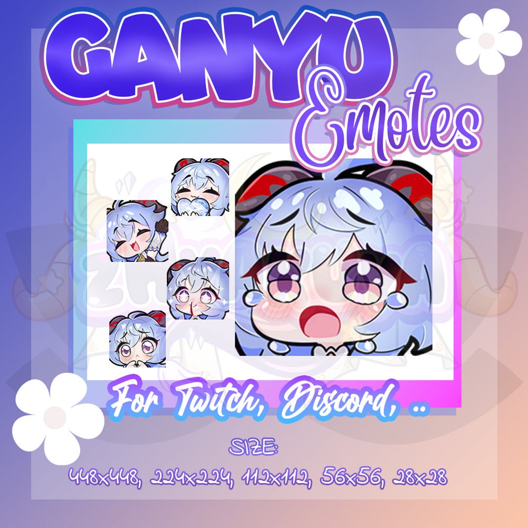 Genshin Impact GANYU Emotes for Twitch, Discord,... - Etsy Ireland
