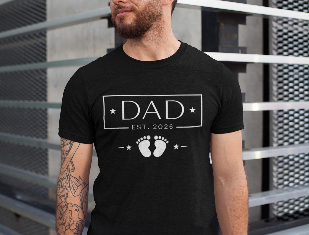 Funny New Dad 2026 Shirt, Dad of Girl Gift, Pregnancy Announcement ...