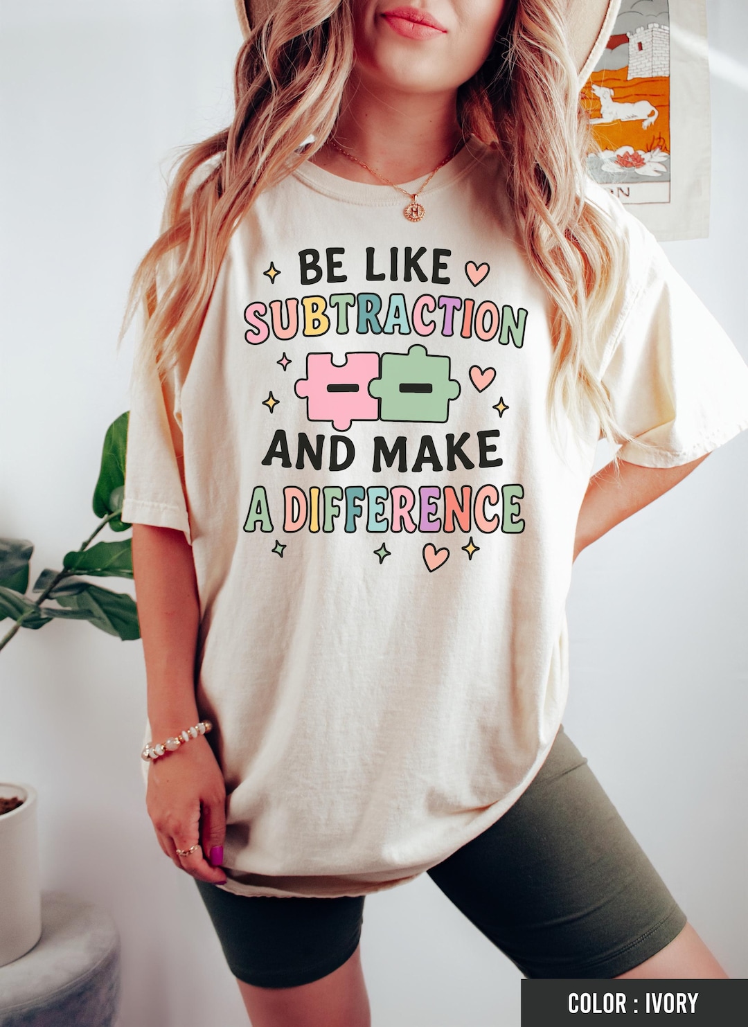 Be Like Subtraction and Make A Difference Shirt, Math Lover Gifts ...