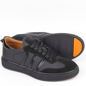 Handmade Leather Sneakers, Handmade Sneaker Parent, Genuine Leather ...