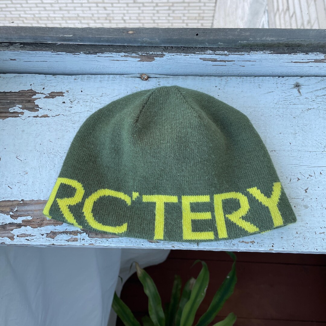 Arcteryx Beanie Hat Green Vintage Os Y2k Grunge Gorpcore Alt - Etsy
