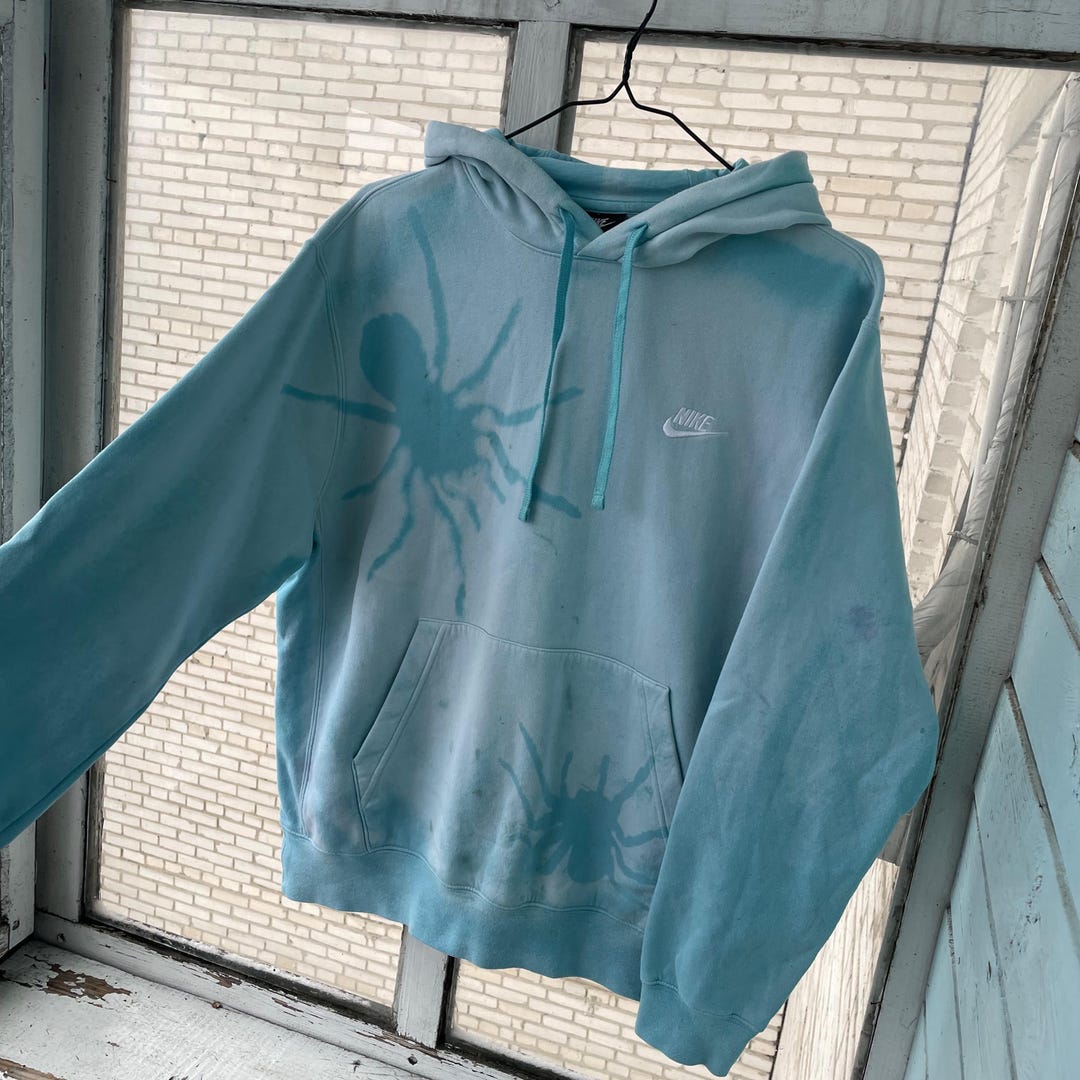 Vintage Nike Sun Faded Hoodie Spider Distressed Treshed Gorpcore Rare ...
