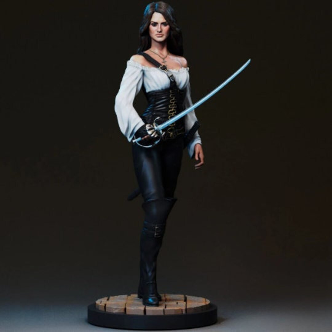 Angelica Teach STL File High Quality 3D Model Printer Model Action ...