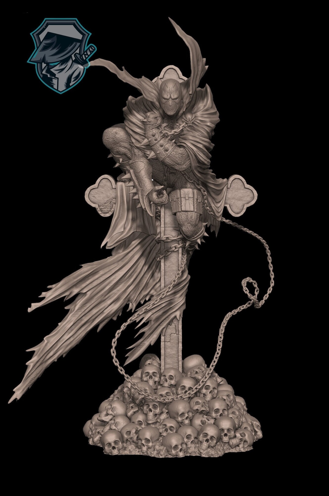 Spawn High Quality STL File 3D Model Printer Model Action Figure Comic ...