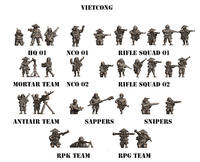 U.S and NVA Army Full Pack STL File High Quality 3D Model Printer Model ...