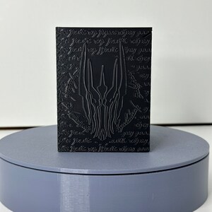 STL FILE ONLY | Sauron Deck Box | 3D Printer Model | Lotr Commander ...