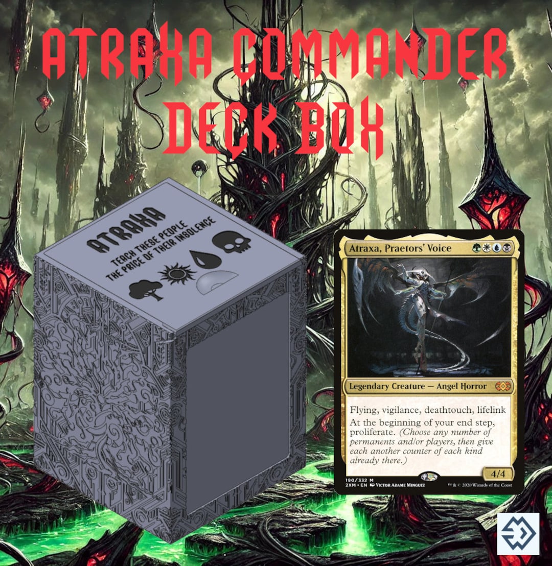 STL Files - Deck Box 100 Cards - Magic the Gathering TCG - Phyrexian ...