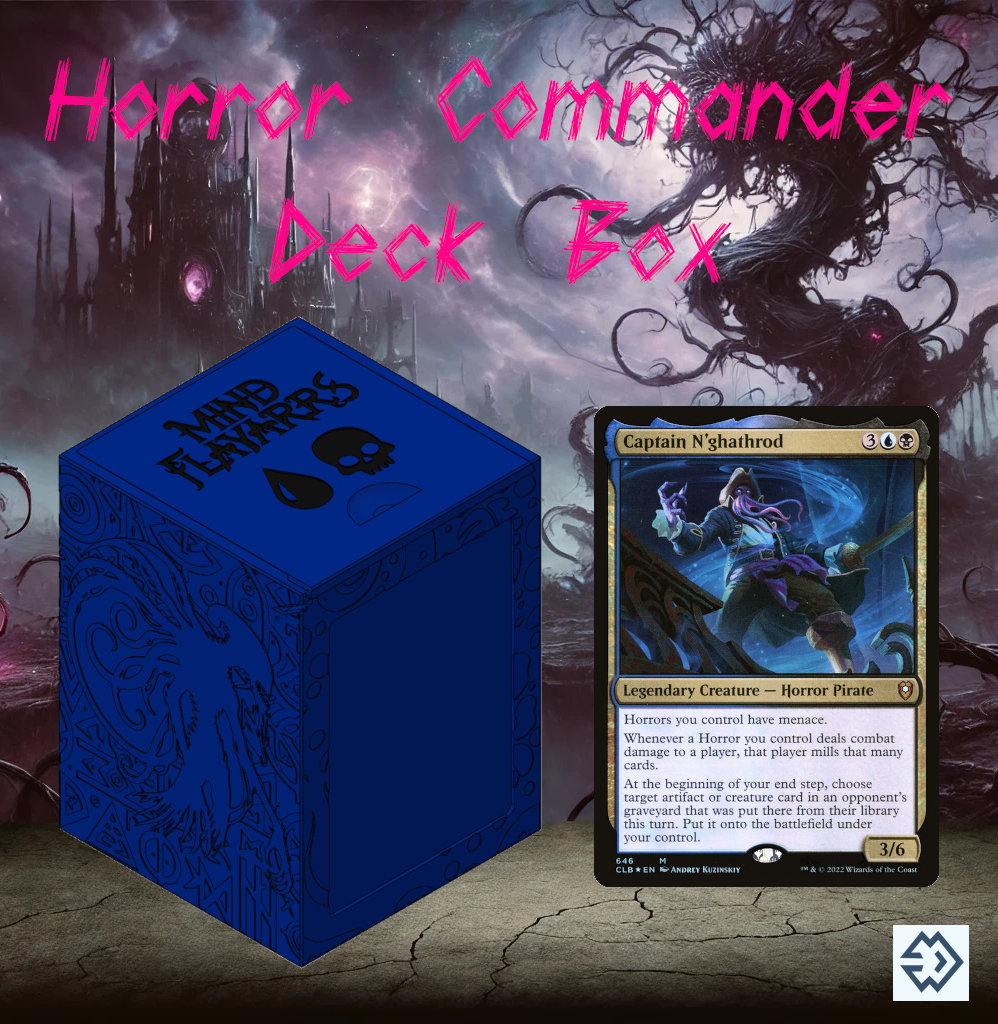 STL Files - Deck Box 100 Cards - Magic the Gathering TCG - Horrors ...
