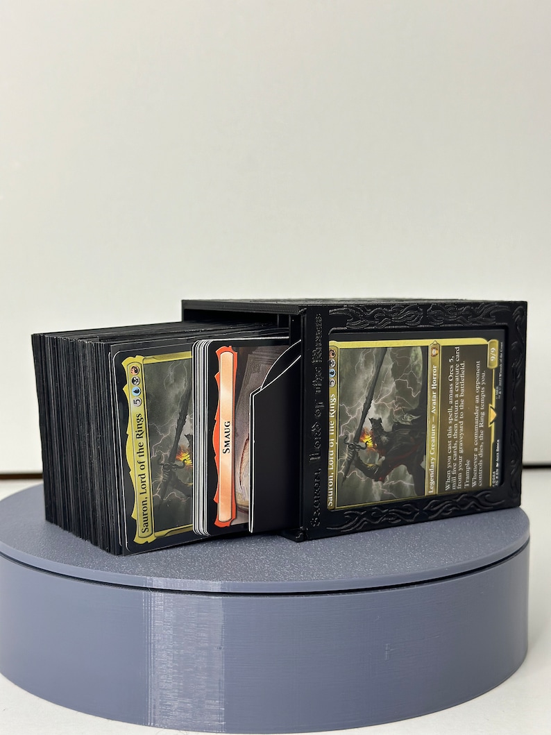 STL Files - Deck Box 100 Cards - Magic the Gathering TCG - Dark Theme ...