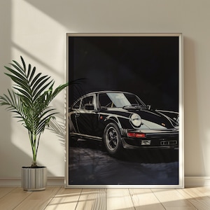 The Porsche 964 - Contemporary Art Print Poster - Etsy