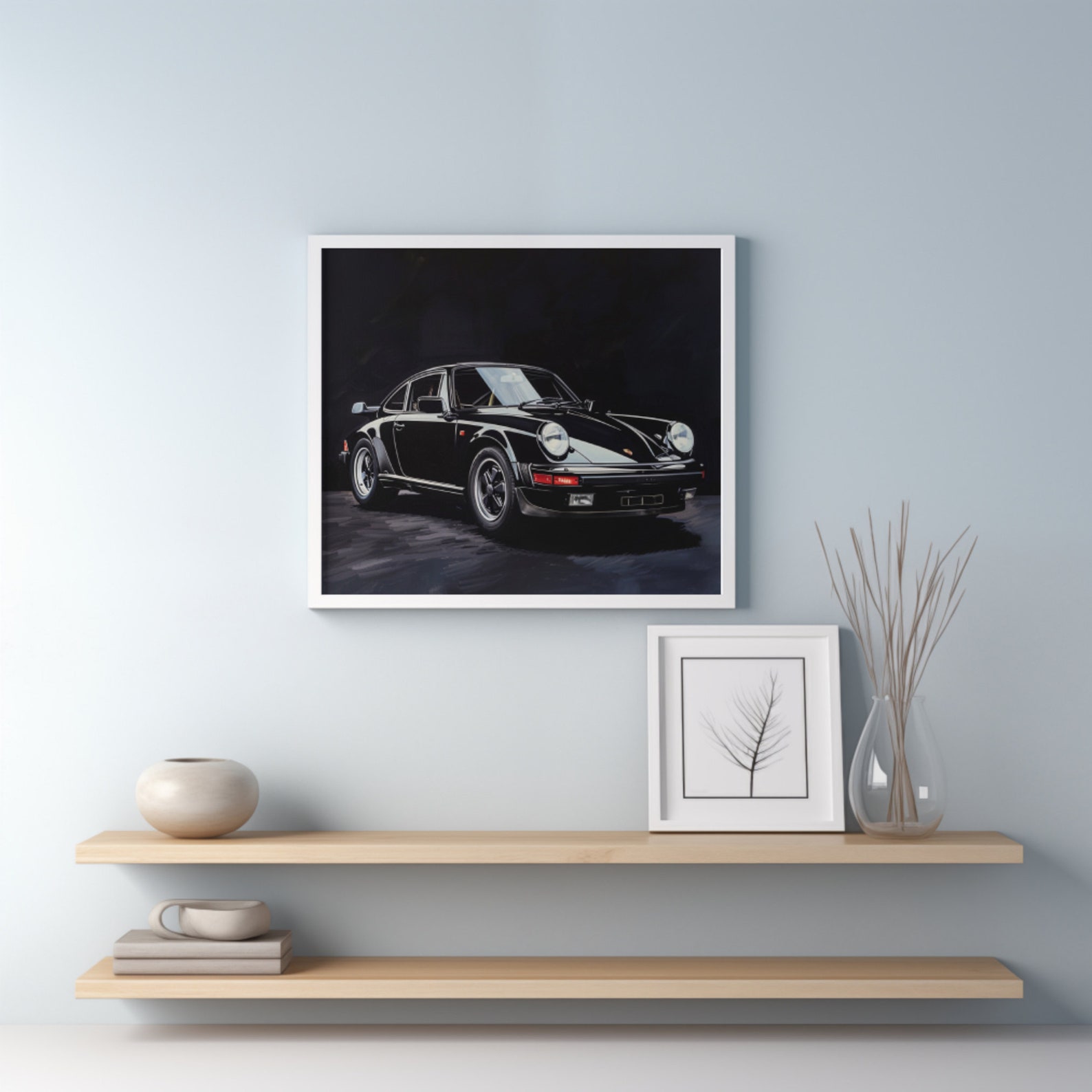 The Porsche 964 - Contemporary Art Print Poster - Etsy