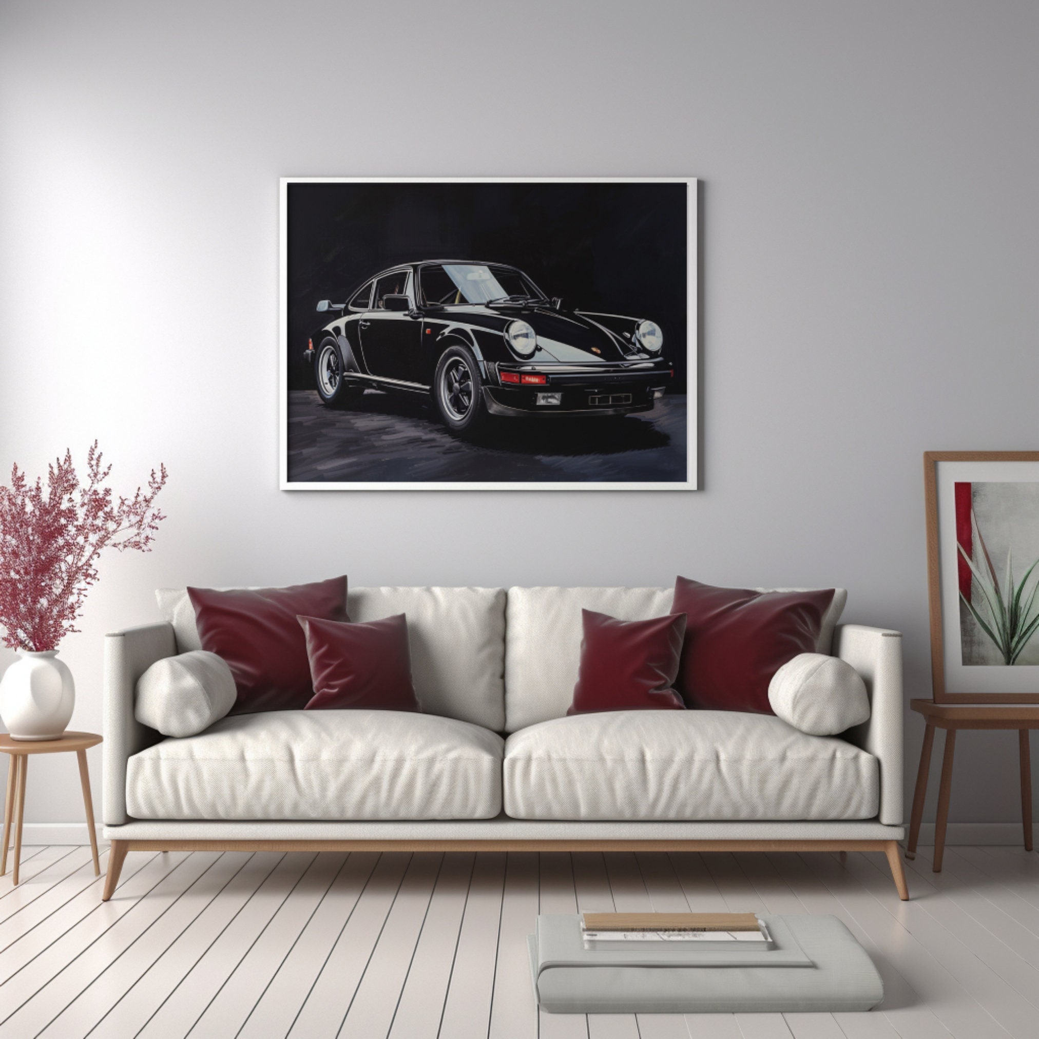The Porsche 964 - Contemporary Art Print Poster - Etsy