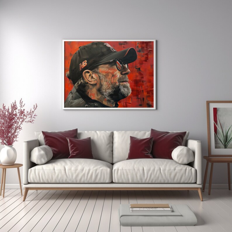 Jurgen Klopp Mural Contemporary Art Print Poster - Etsy UK