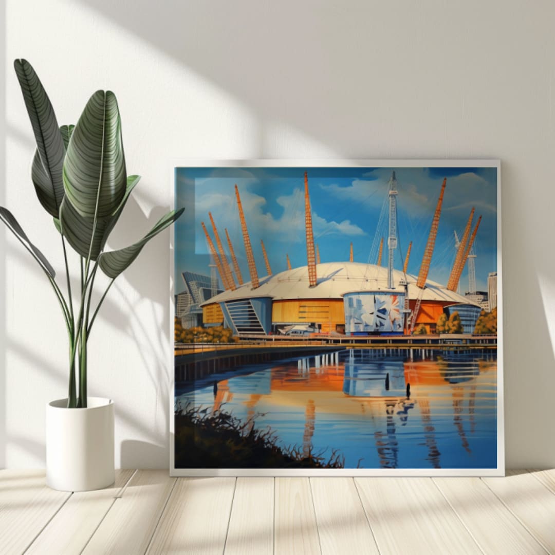 O2 Arena - Contemporary Art Print Poster - Etsy