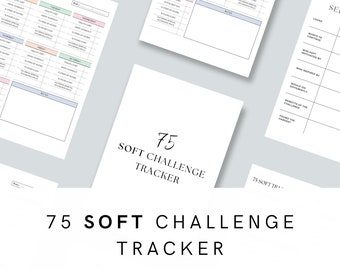 75 Soft Challenge Printable Tracker - Etsy