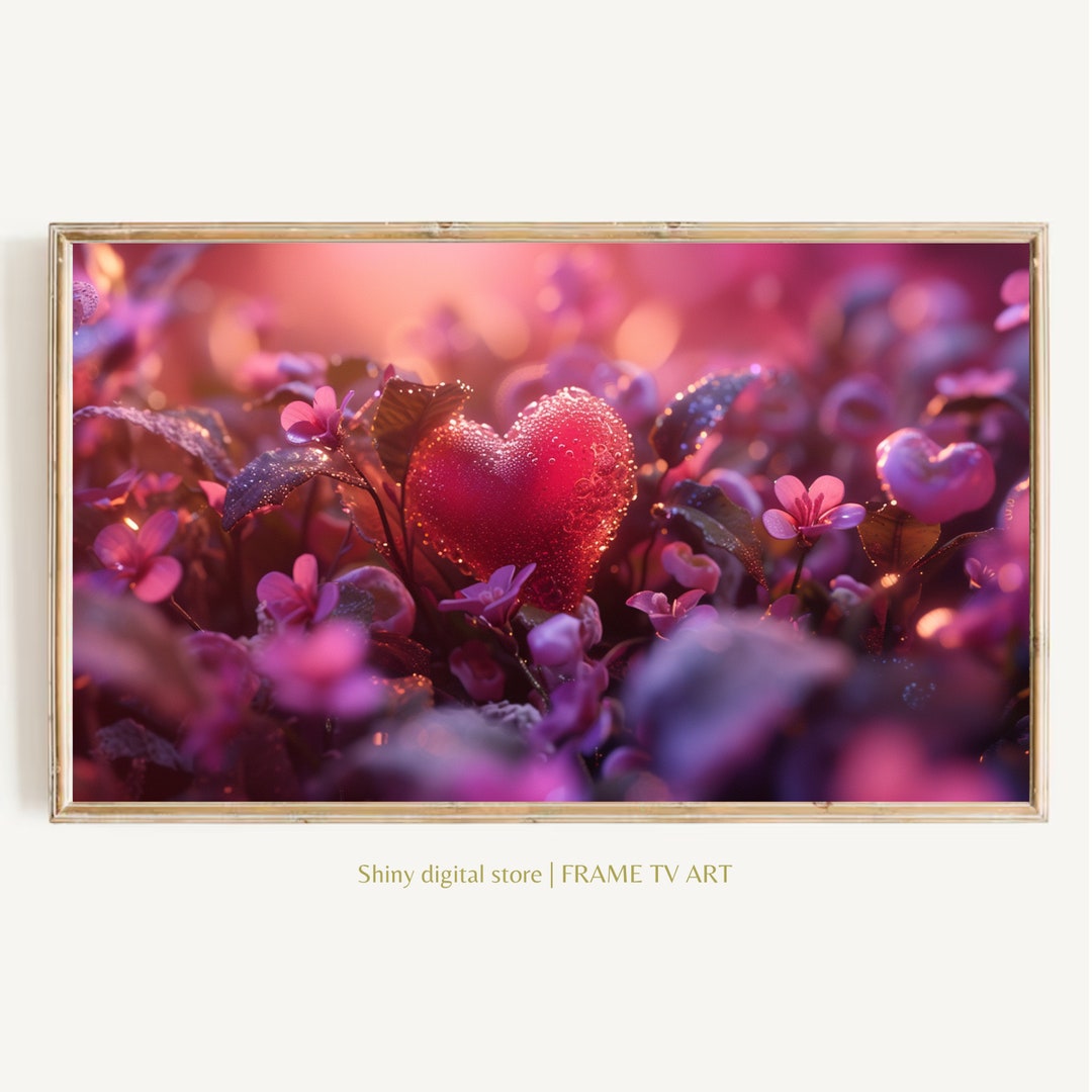 Valentine's Day Frame TV Art File |love in Frames |heart Felt ...